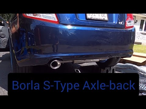 2013 Scion TC Borla S-Type axle-back exhaust sound, before and after ...