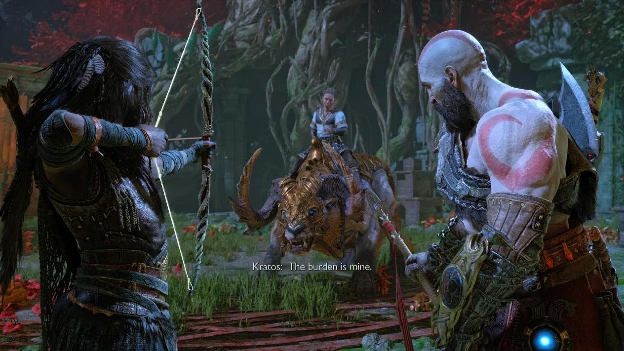 Kratos vs Heimdall Boss Fight God of War Ragnarök - YouTube