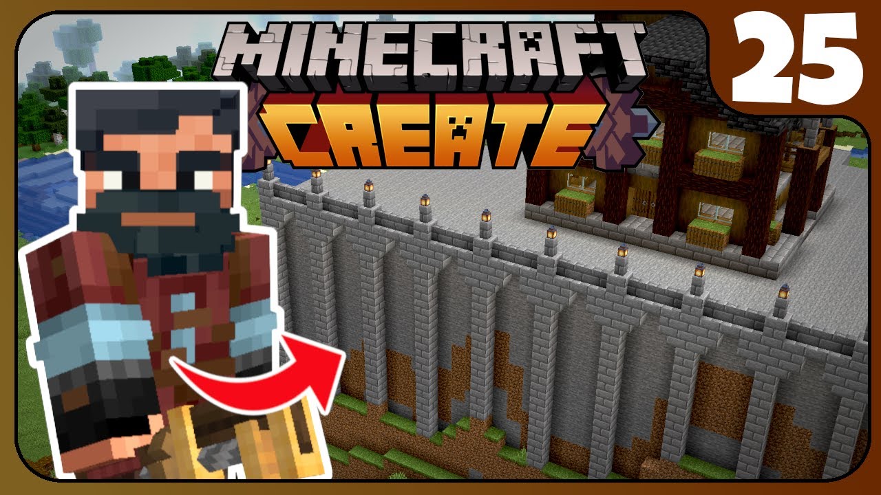C25: STARTING MY MEGA BASE WITH CREATE MOD! - മലയാളം - YouTube