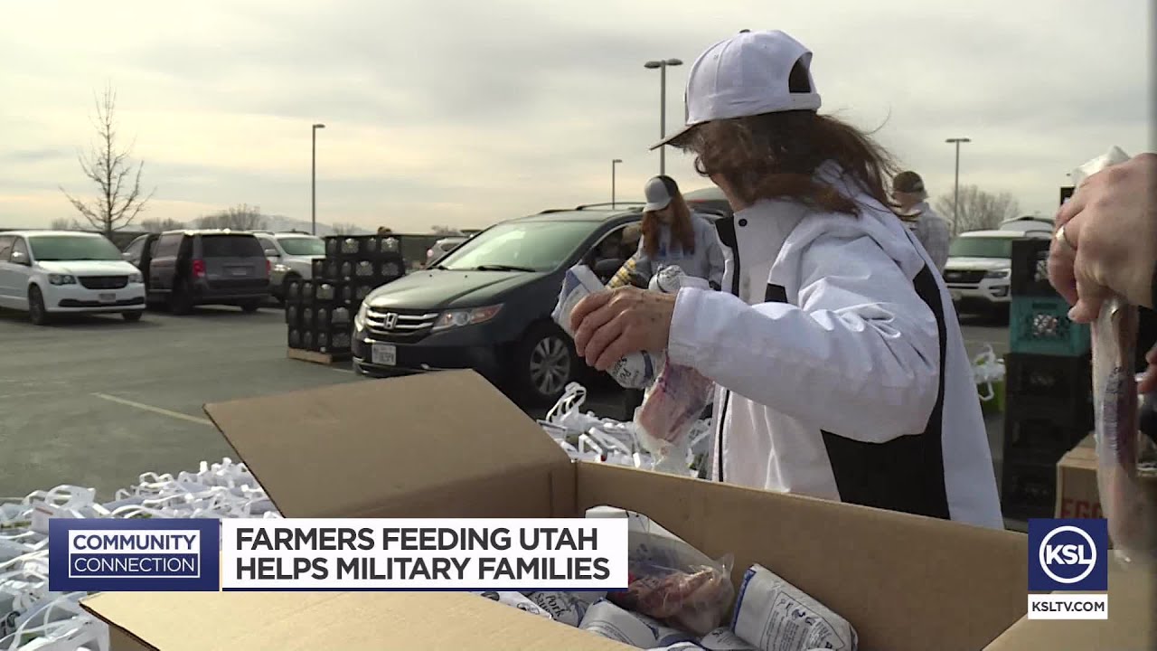 Farmers Feeding Utah focused on helping military families - YouTube
