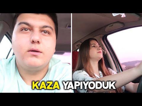 KIZ ARKADAŞIMA ARABA SÜRMEYİ ÖĞRETTİM !? 🚖🌸