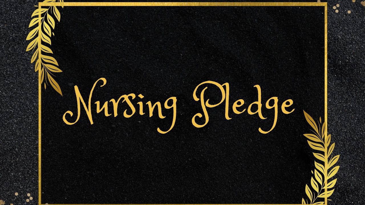 NURSING PLEDGE | ItsMarielline - YouTube