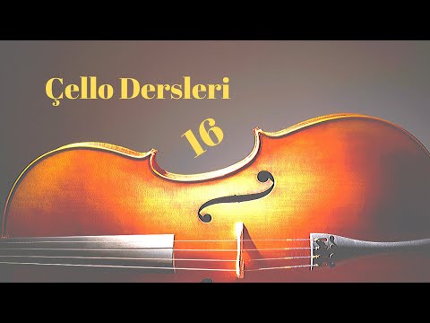 ÇELLO DERSLERİ 16 - Do Majör Sol majör dizi ve Arpej