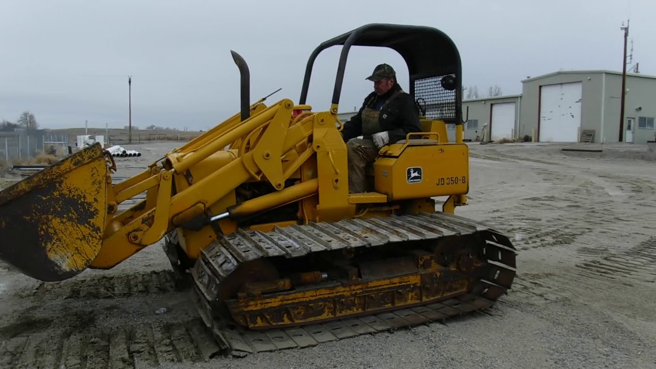 John Deere 350-B Crawler Loader - Wide Track - YouTube