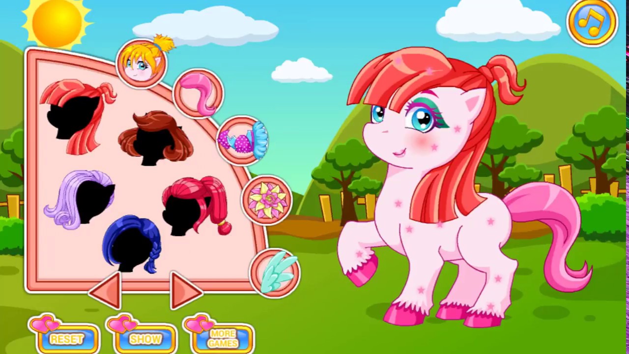 PONY GAME- My little Pony Game- Game for kids - YouTube