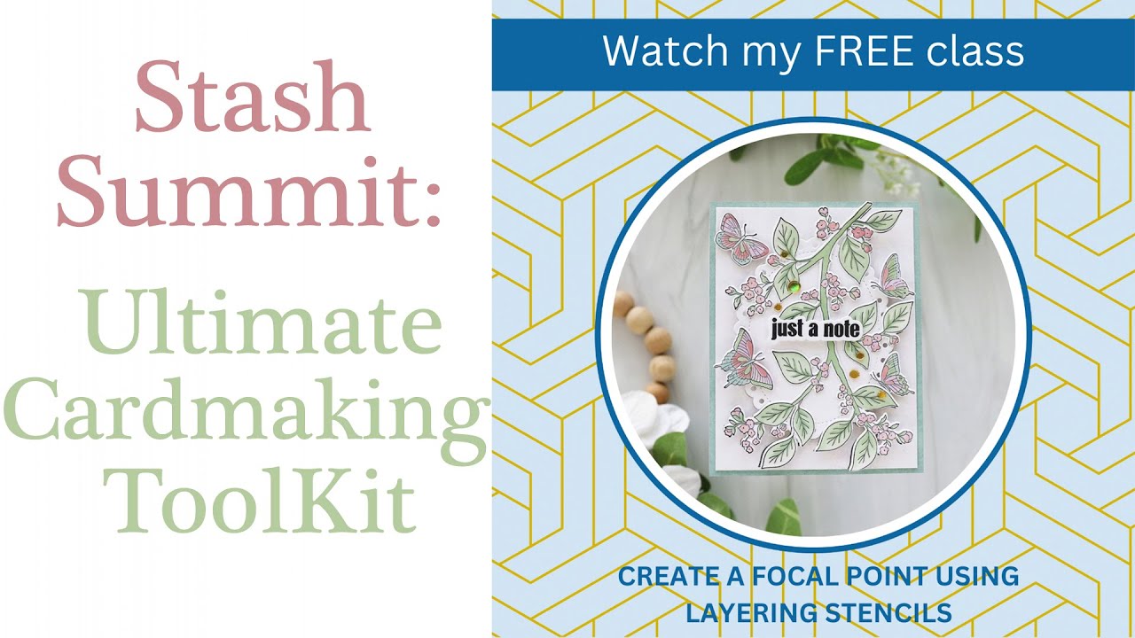 JOIN ME For The Stash Summit: Ultimate Cardmaking ToolKit - YouTube