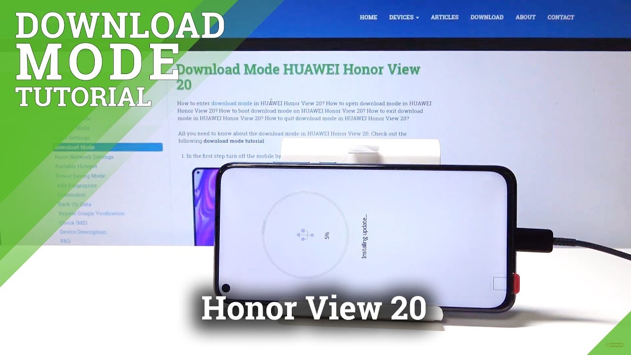 How to Enter Download Mode in Honor View 20 - Boot into Download Mode ...