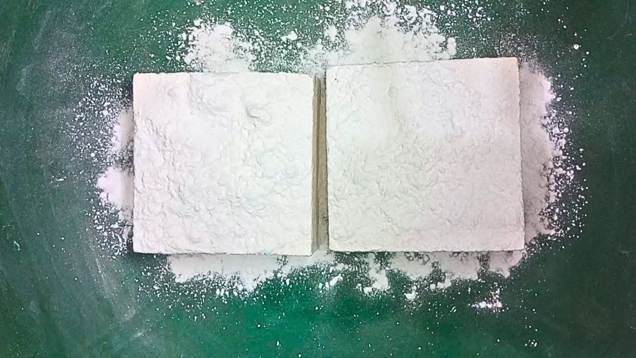 Reformed Gym Chalk blocks topped with baby powder 🤍 - YouTube