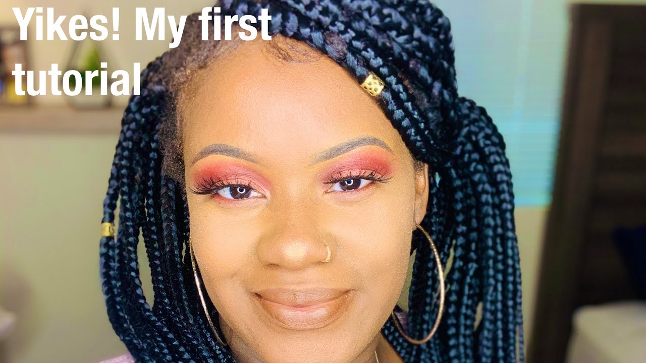 My first makup tutorial!!! Go easy on me - YouTube