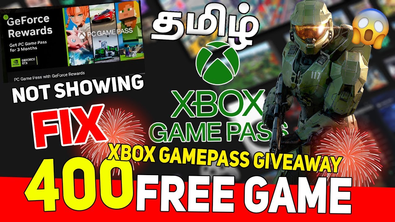 Not Getting XBOX Game Pass Redeem Code? 400 Free PC Games Now Tamil # ...