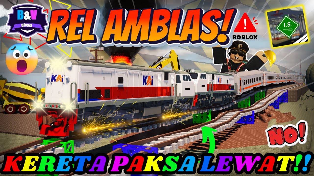 REL AMBLAS!! KERETA PAKSA LEWAT! 😱😱 - YouTube
