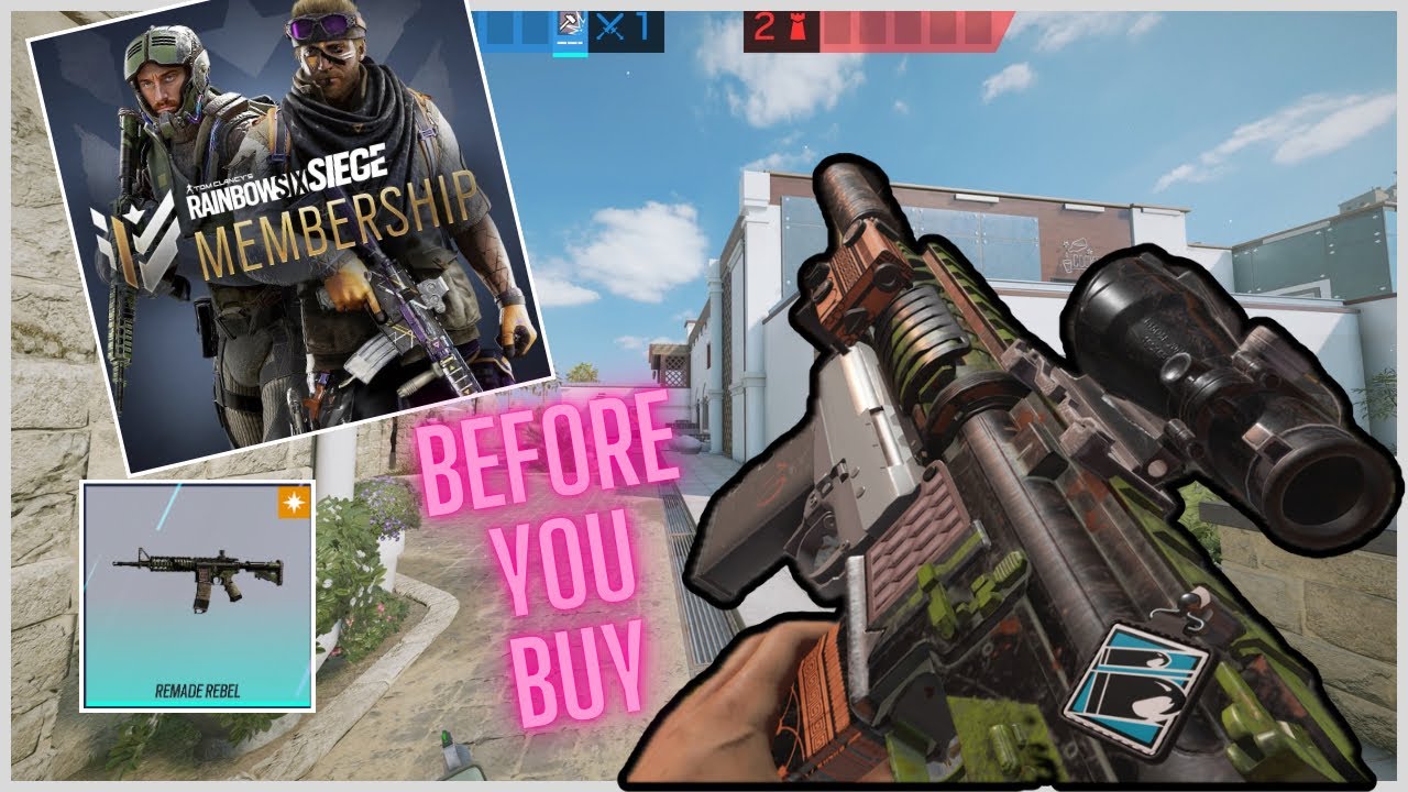 Remade Rebel C8-SFW BEFORE YOU BUY + GAMEPLAY R6 Membership Buck ...