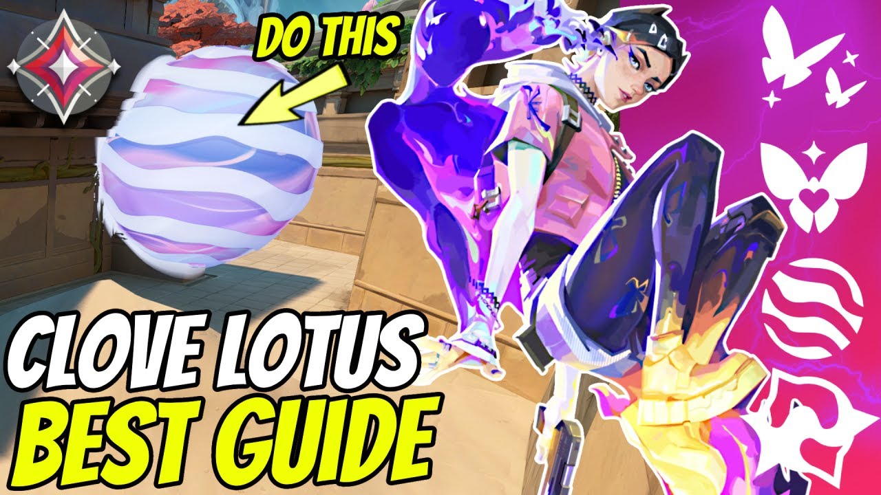Clove Lotus Guide - One Way Smokes + Tips and Tricks Valorant - YouTube