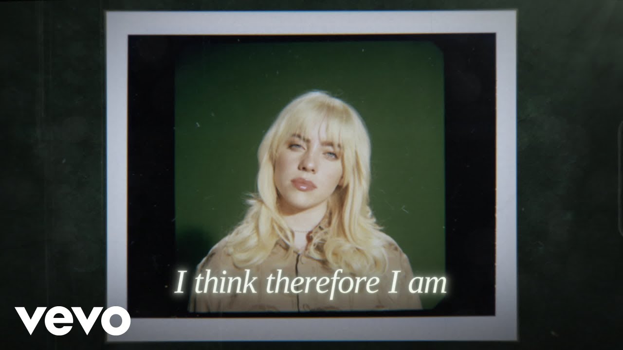 Billie Eilish - Therefore I Am (Official Lyric Video) - YouTube Music