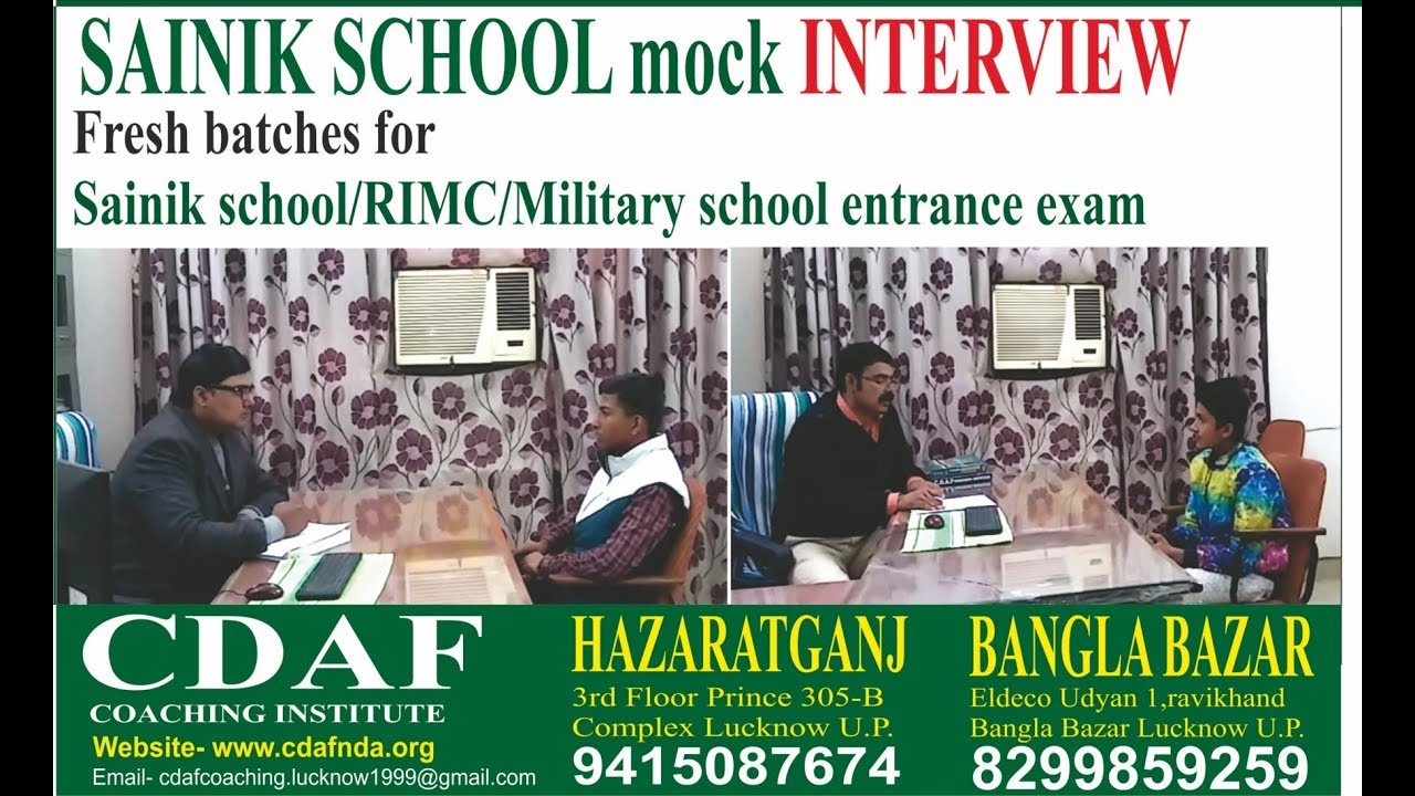 SAINIK SCHOOL INTERVIEW Coaching In Lucknow YouTube sainik-school-interview-coaching-in-lucknow-youtube