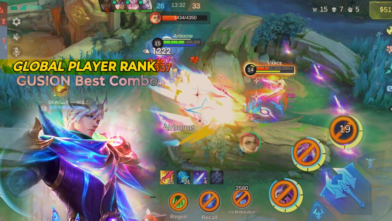 global player rank match mlbb | gusion best combo skin mobilelagands ...