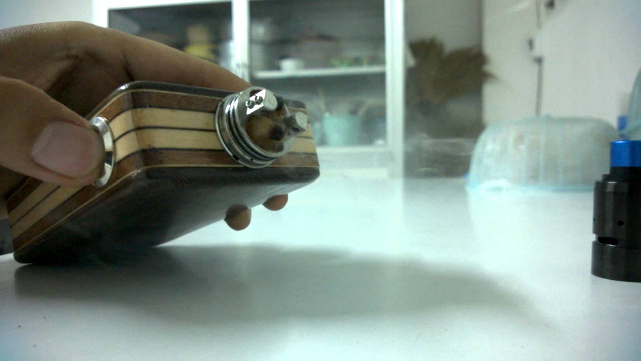 Homemade Custom Wood Box Mod - YouTube