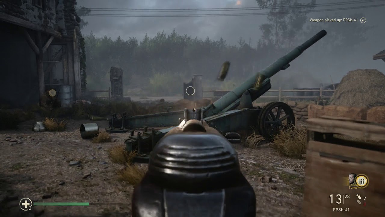 Call of Duty WW2 Destroy Artillery Reach Rally Point - YouTube