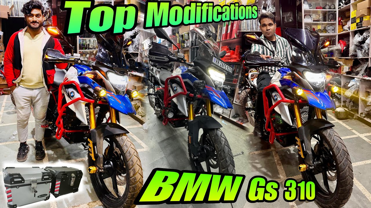 bmw gs 310 modified | bmw gs 310 modified for touring 😱 #skdbikeworld ...