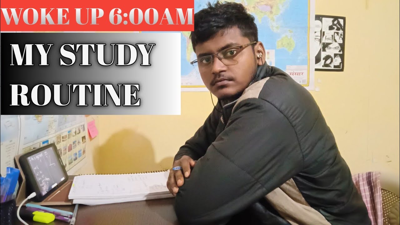 MY EARLY MORNING TO NIGHT SELF STUDY ROUTINE MY 6:00AM STUDY ROUTINE # ...