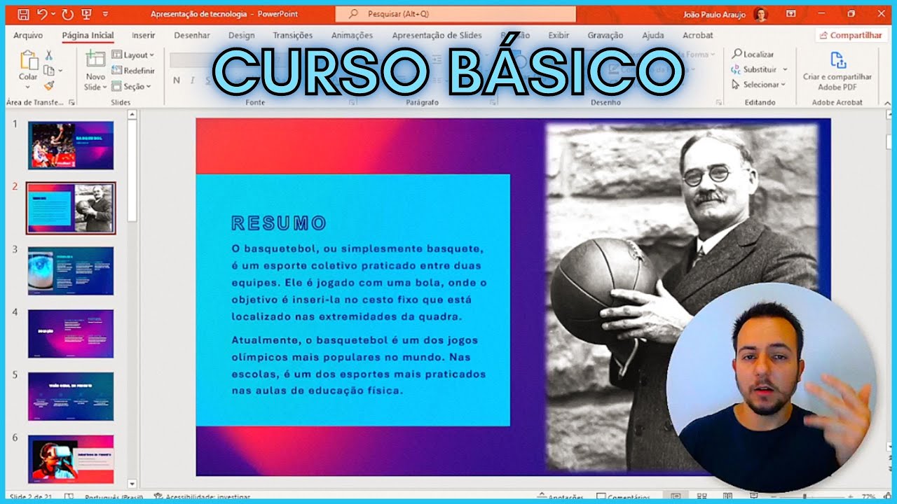 Como fazer Apresentação no PowerPoint | Curso Básico Completo | Como ...