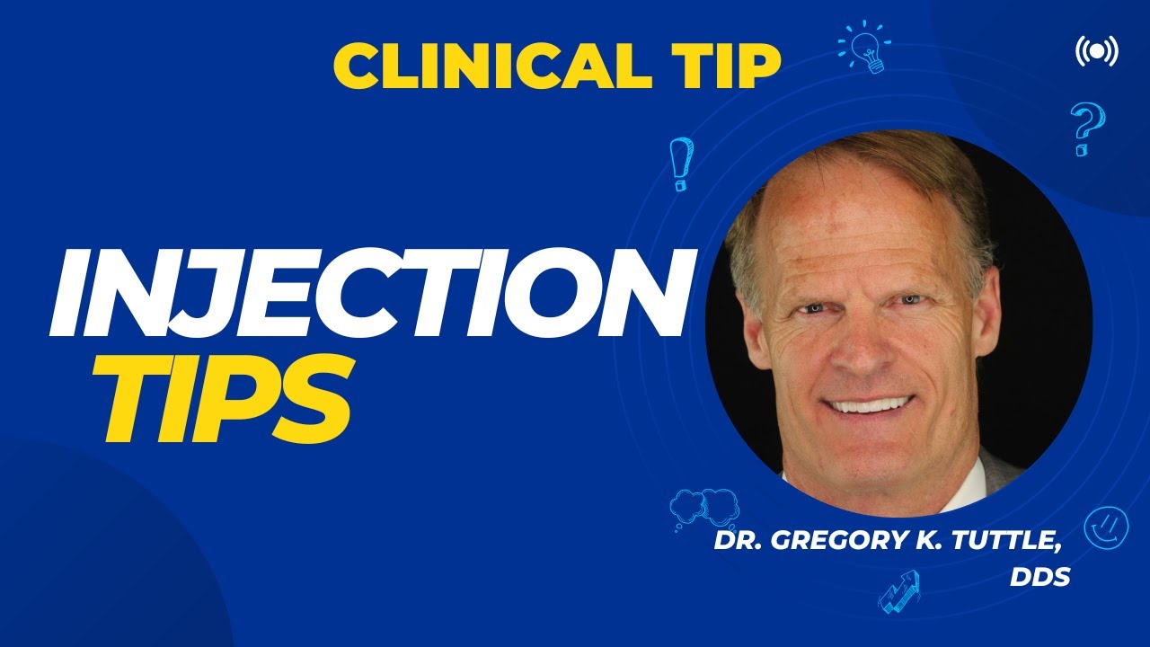 Dr. Gregory K. Tuttle | Injection Tips | Clinical Tip - YouTube