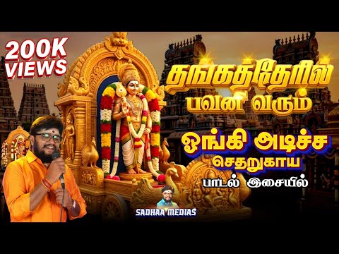 தங்கத்தேரில் பவனி வரும் | THANGATHERIL | MURUGAN SONG | SADHASIVAM #devotional #murugan 