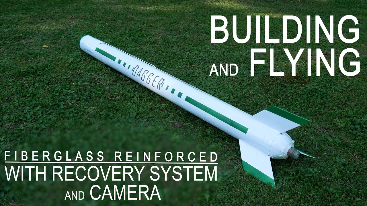 Water Rocket "DAGGER" flies to 140m + ONBOARD CAM - YouTube