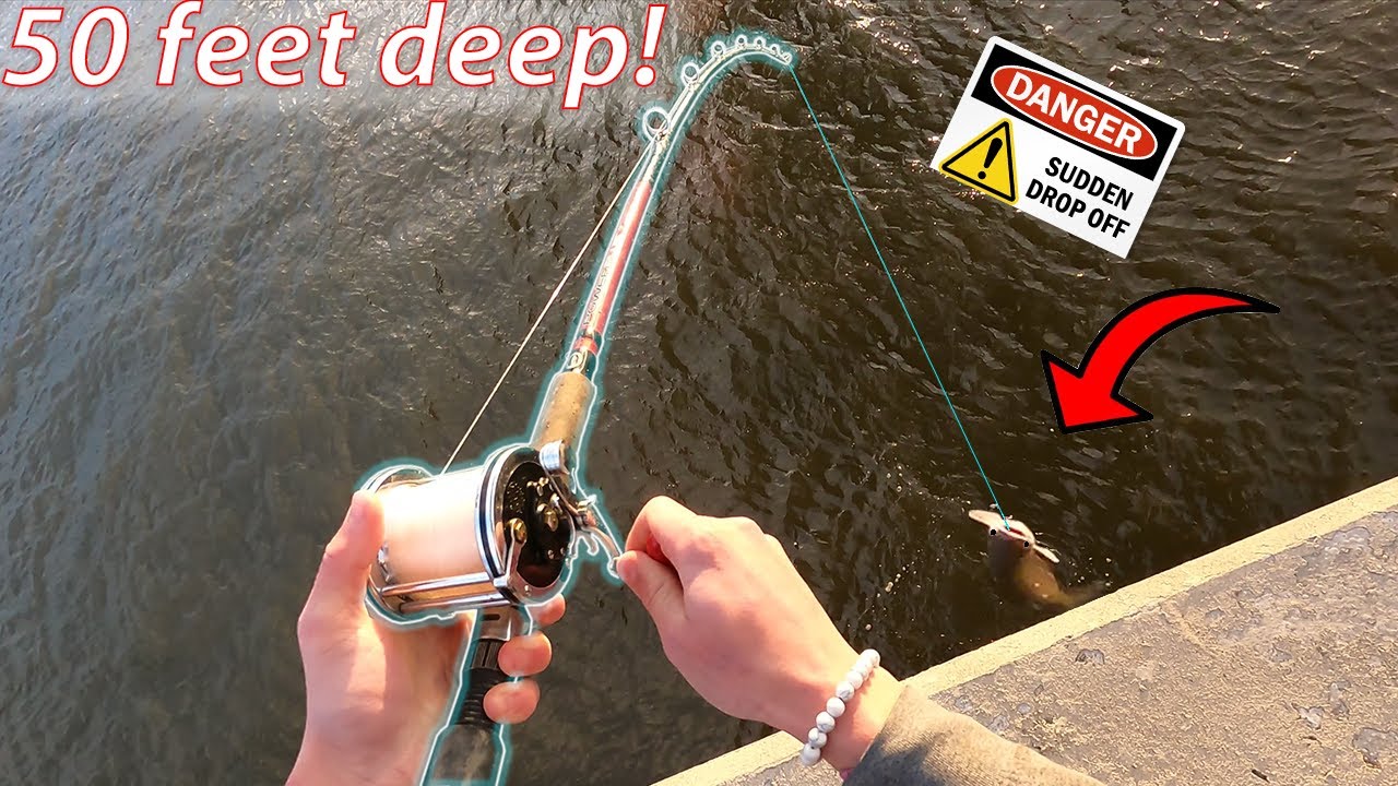 I Risked My LIFE To Catch This Fish!! (Penn Senator 3/0) - YouTube