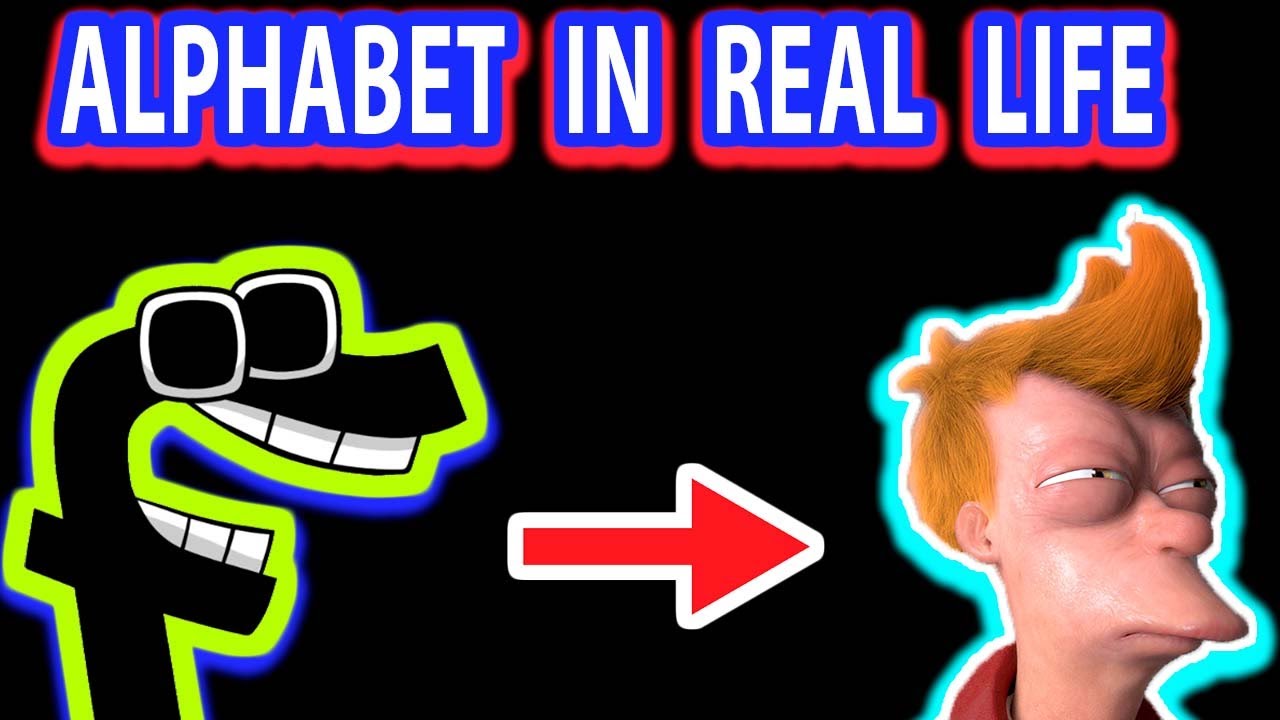Alphabet Lore doodle duck Compilation characters in real life - YouTube