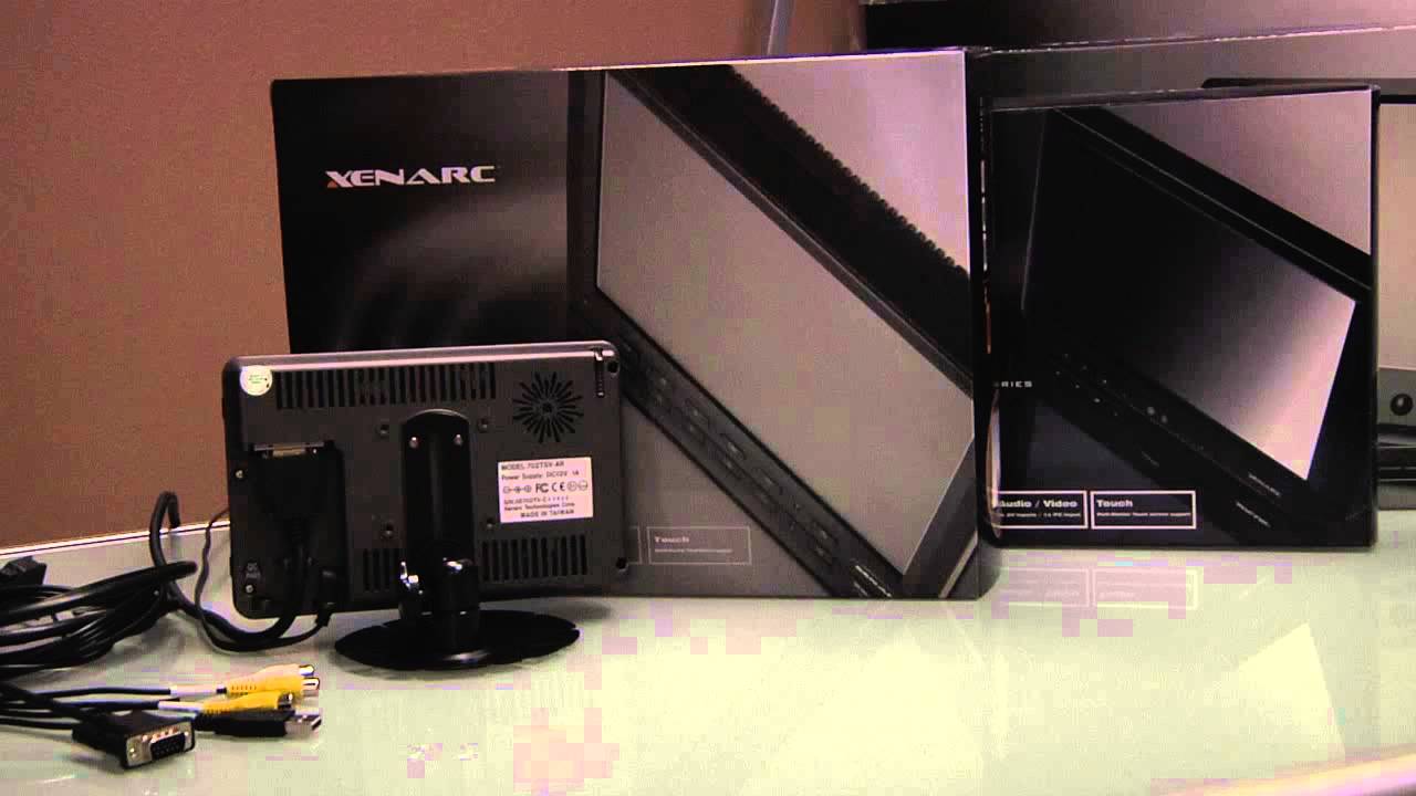 Xenarc 702TSV Monitor - YouTube