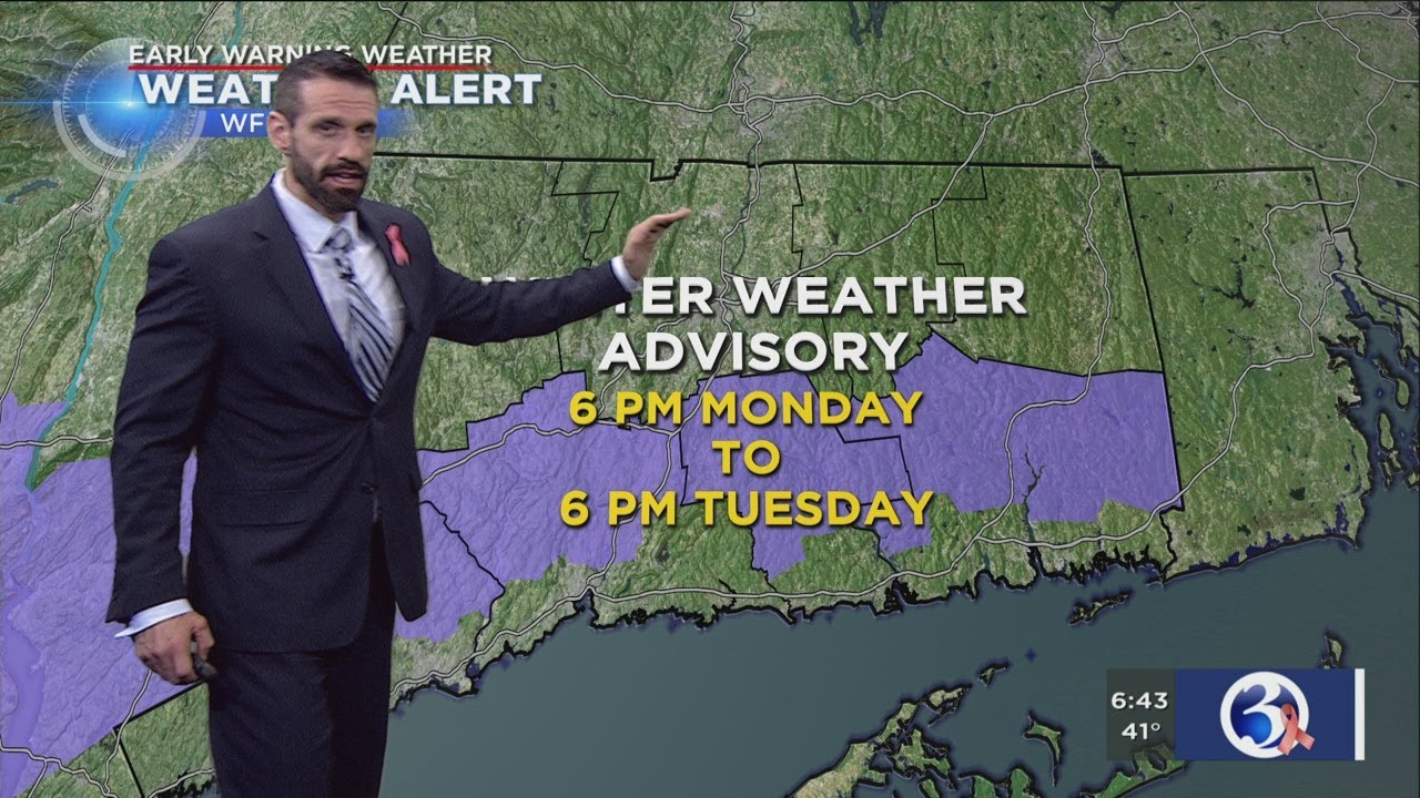 VIDEO: Wintry mix Monday night into Tuesday to impact morning commute ...