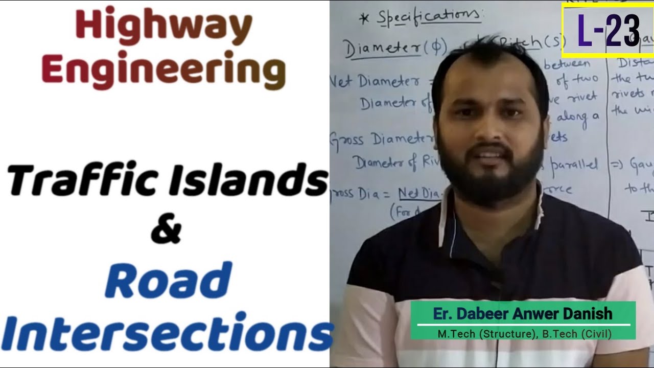 Traffic Islands, Intersections at Grade & Grade Separated Intersections ...