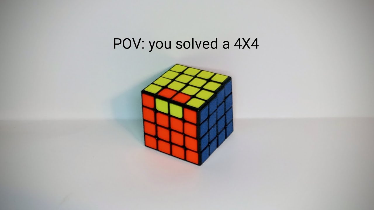 POV: you solved a 4x4 - YouTube