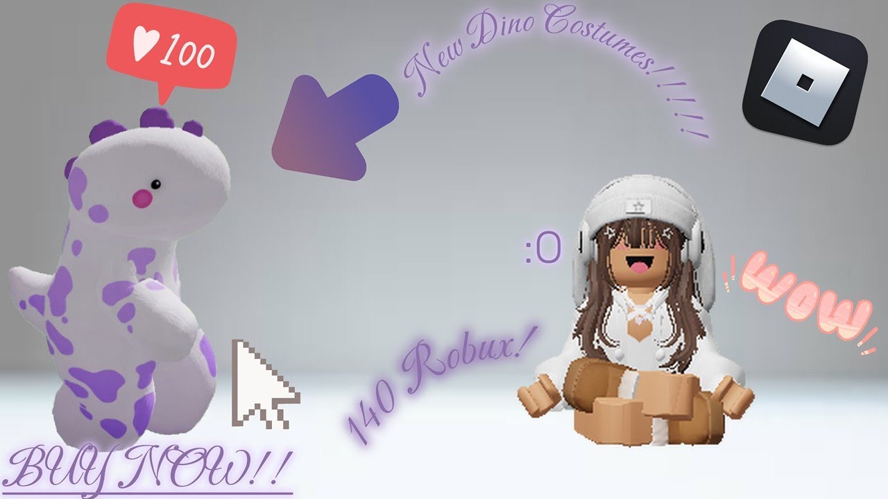NEW DINO COSTUME!!! | First Video!!!!! (Roblox) - YouTube