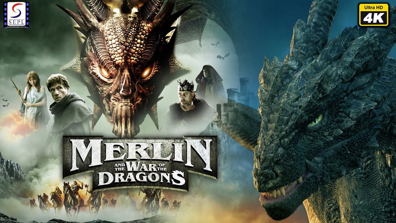 Merlin And The War Of The Dragons | Latest Hollywood Full Movie | Simon ...