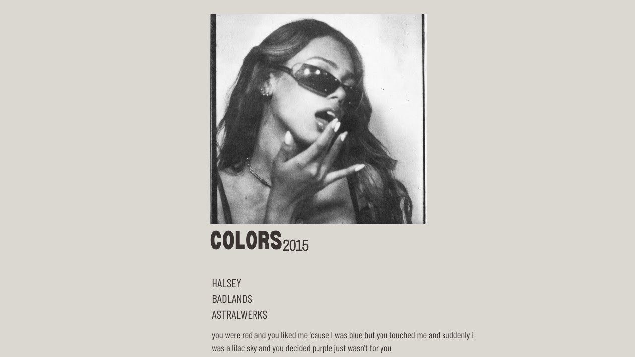 Colors - Halsey (Sped Up) - YouTube