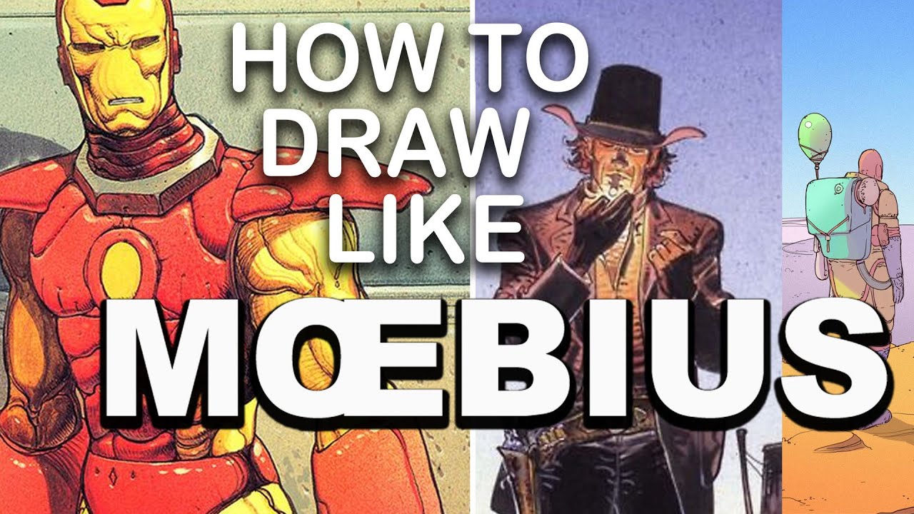 How to Draw Like MOEBIUS ! a DEEP DIVE into 3 of his most extreme ...