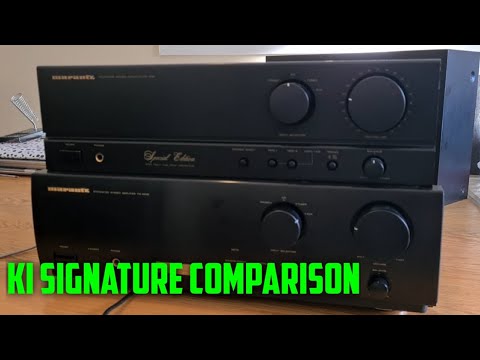 Marantz - KI Signature Edition Amplifier Vs Special Edition 40/66 Side ...