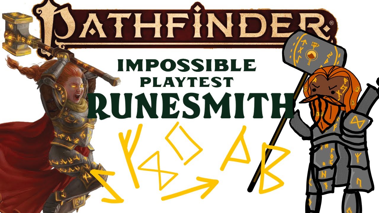 PATHFINDER 2E RUNESMITH IN 5 MINUTES! - YouTube