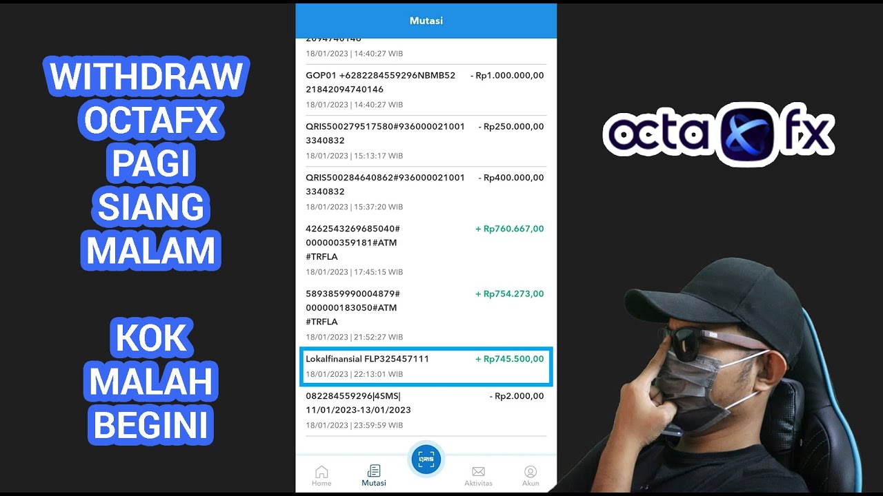 WAKTU TERBAIK WITHDRAW DI OCTAFX ! - YouTube