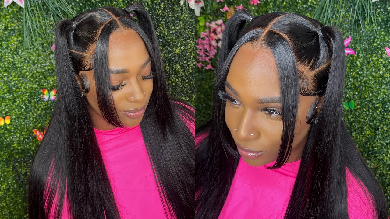 Get Into The Slayyy🔥Full Parting Space 😍🙌🏾| 13X6 STRAIGHT Lace Wig ...