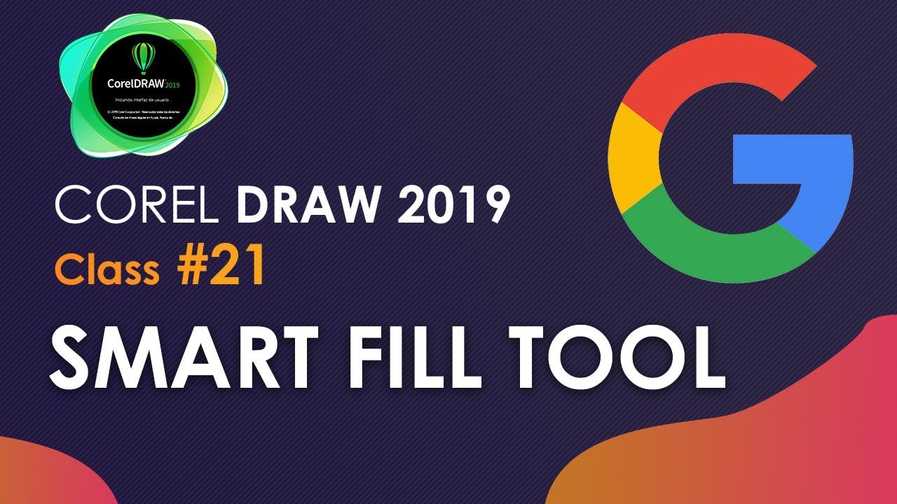 Using the Smart fill tool in CorelDRAW-Class 21 - YouTube