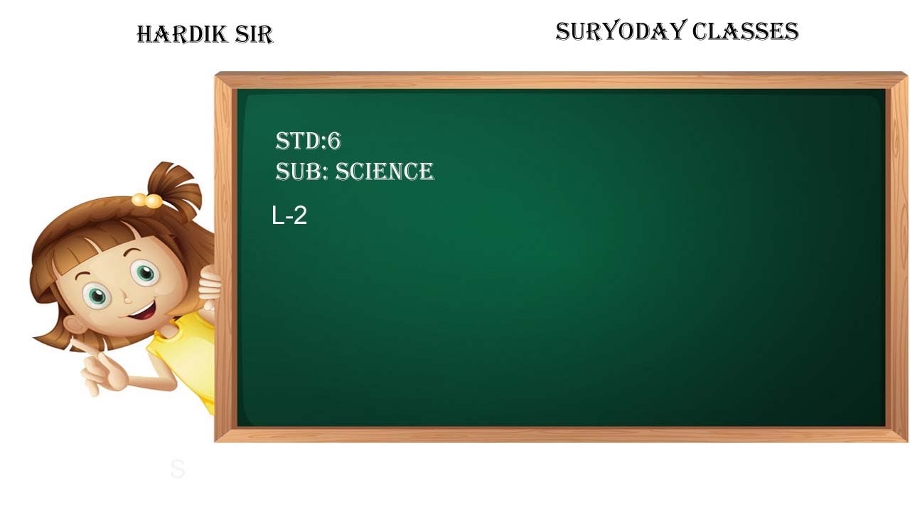 Std 6 science chapter 2 - YouTube
