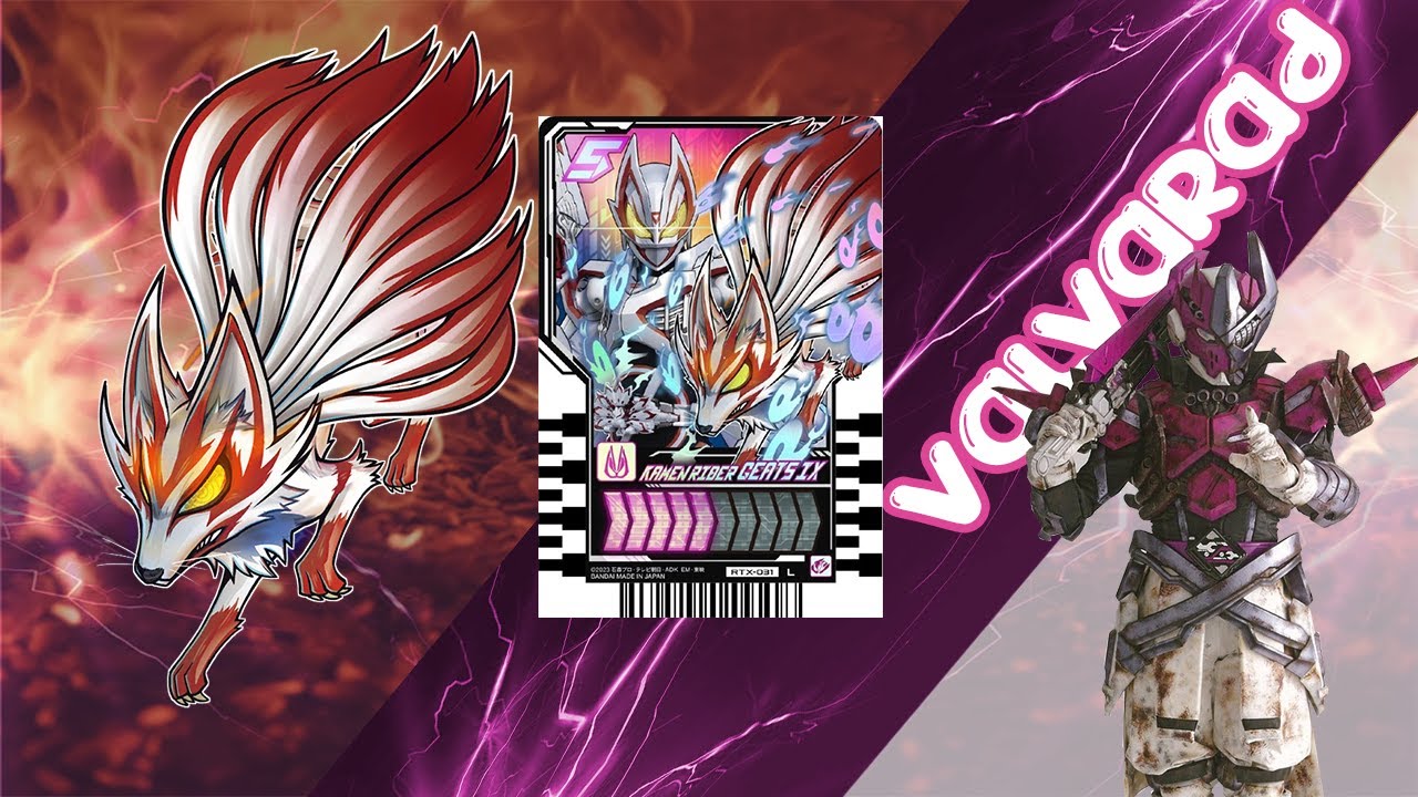 Valvarad + Geats IX Ride Chemy Card | Kamen Rider Gotchard - YouTube