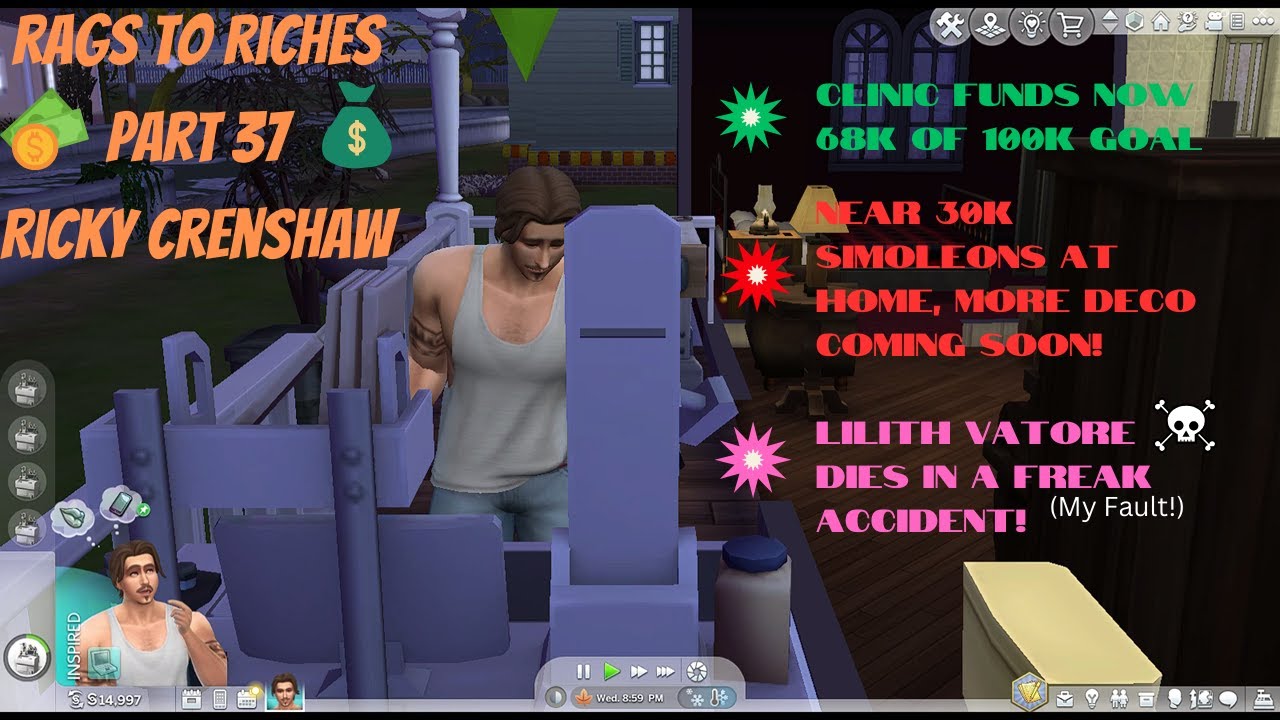 Sims 4 | Rags To Riches | Ricky Crenshaw | Part 37 | #sims4 - YouTube