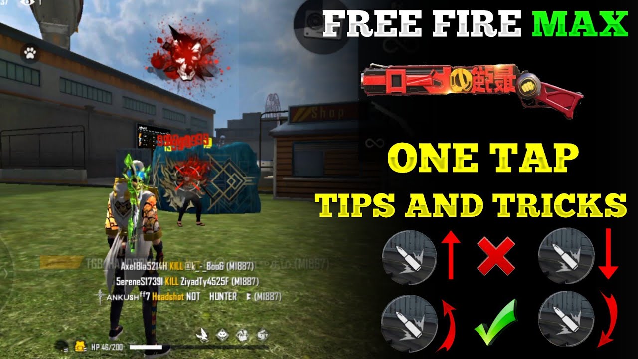 Free fire max one tap tips and tricks in tamil | One tap tips and ...