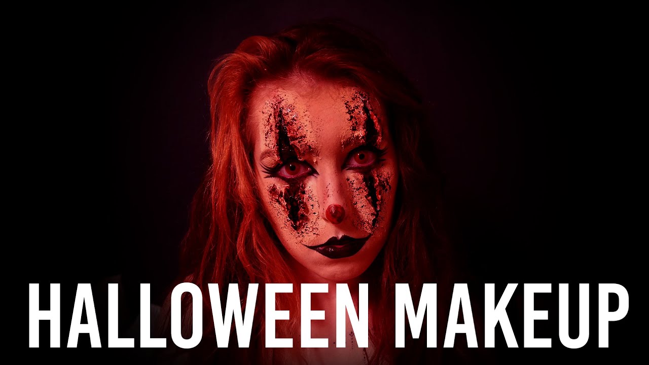 HORROR CLOWN MAKEUP SFX | HALLOWEEN 2K20 - YouTube