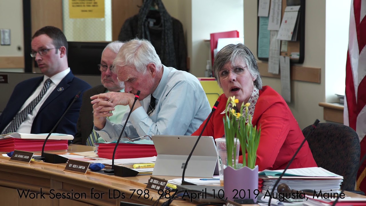 Representative Heidi Sampson opposes LD798 - YouTube