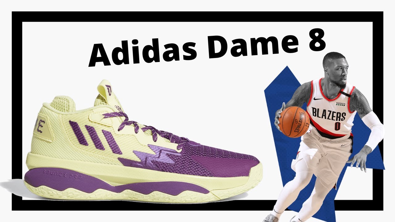 ️ Adidas Dame 8 😈 Review Damian liliar viii ️ (Unboxing y vistazo en ...